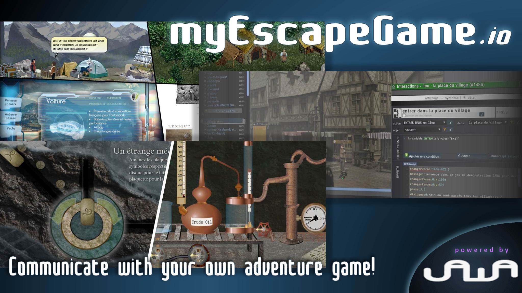 JAWA - Create your own digital escape games!